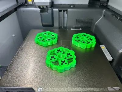 Minecraft Creeper Square Planetary Gears Spinner - Free 3D Print Model ...