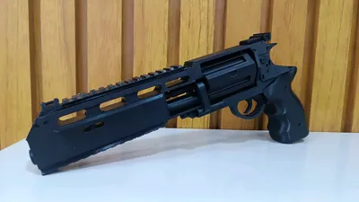 Resident Evil Requiem Revolver - Free 3D Print Model - MakerWorld