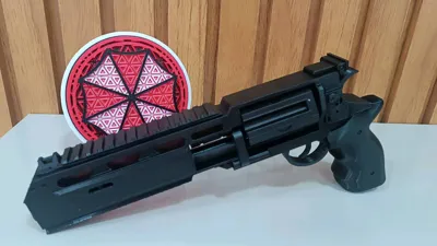 Resident Evil Requiem Revolver - Free 3D Print Model - MakerWorld