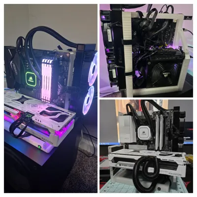 Open Frame PC Case ATX - Free 3D Print Model - MakerWorld