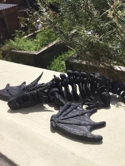 articulated skeleton dragon - Free 3D Print Model - MakerWorld