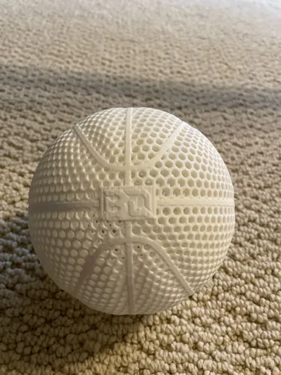 Mini Airless Basketball - Free 3D Print Model - MakerWorld