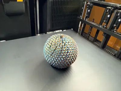 Spiky Sensory Trigger Twisty Spiral Fidget Sphere - Free 3D Print Model ...