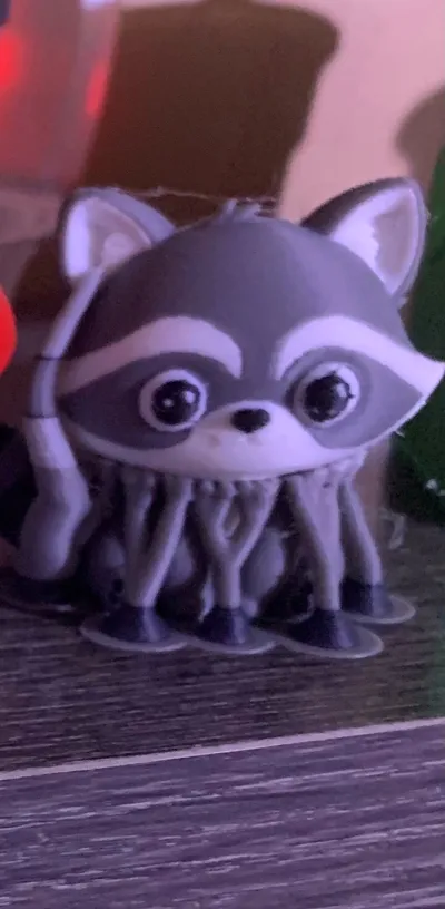 Cute Baby Raccoon - Free 3D Print Model - MakerWorld