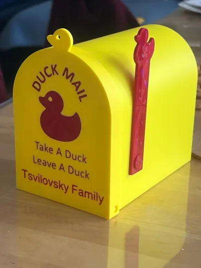 Cruise Duck Mailbox - Free 3D Print Model - MakerWorld