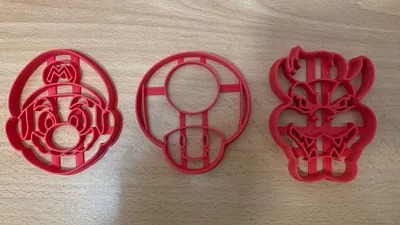 super Mario cookie cutter - Free 3D Print Model - MakerWorld