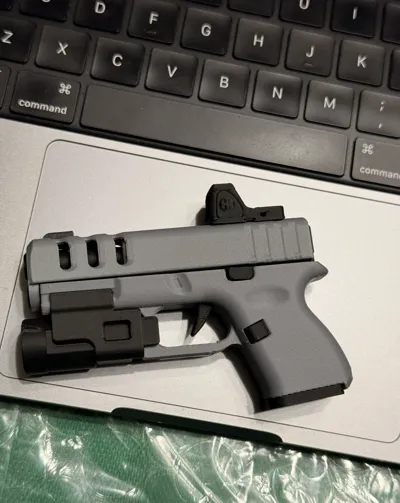 Glock Fidget Keychain – Slide-Action Toy - Free 3D Print Model - MakerWorld