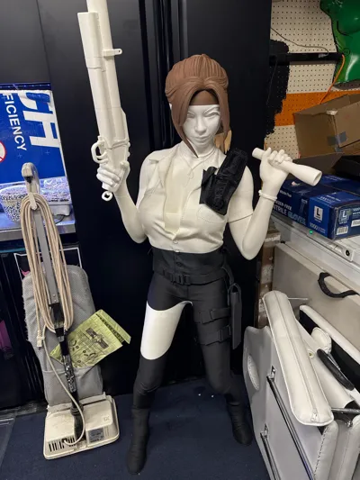 Life Size Resident Evil Claire Redfield Model - Free 3D Print Model ...