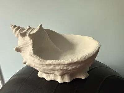Coastal Conch Shell Catch All Bowl - Free 3D Print Model - MakerWorld