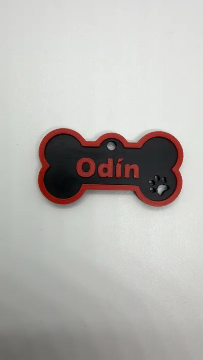 Customizable dog tag - Free 3D Print Model - MakerWorld