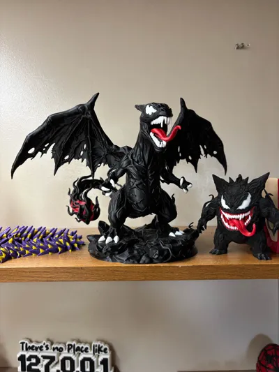 Venom Charizard - Free 3D Print Model - MakerWorld
