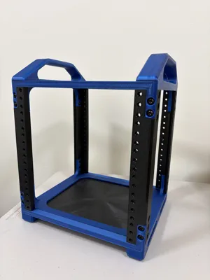KWS Rack v.2 - Heavy‑Duty 10‑Inch Homelab Rack - Free 3D Print Model ...