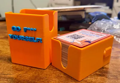 Playing Card Case - Free 3D Print Model - MakerWorld