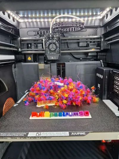 Bambu Studio Color Mixing Test - Only 4 Spools! - Free 3D Print Model ...