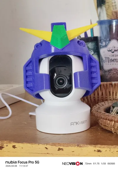 Gundam (RX-78) Camera Cover/Skin - Free 3D Print Model - MakerWorld