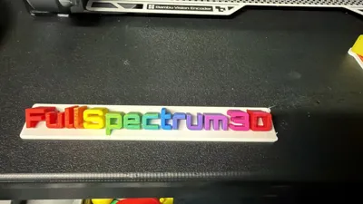 Bambu Studio Color Mixing Test - Only 4 Spools! - Free 3D Print Model ...