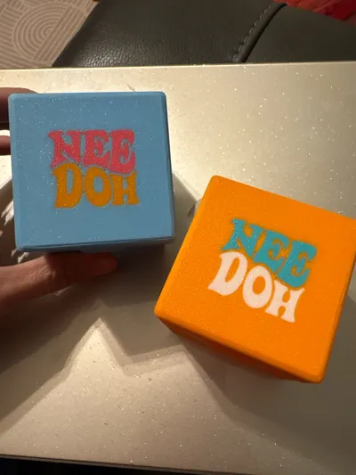 NeeDoh Nice Cube Case (58mm size/medium) - Free 3D Print Model - MakerWorld