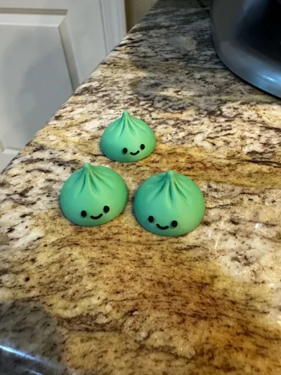 Happy Dumpling Clicker - Free 3D Print Model - MakerWorld