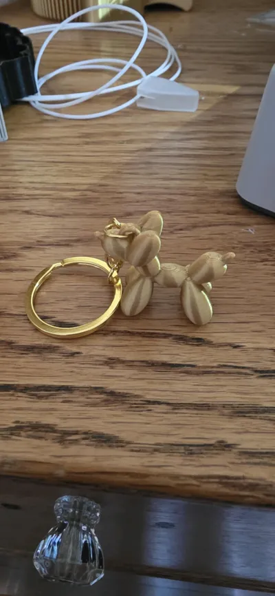 Balloon dog keychain - Free 3D Print Model - MakerWorld