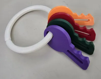 Baby Toy Keys - Free 3D Print Model - MakerWorld