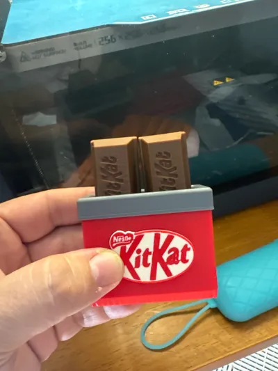 KIT KAT CLICKER CHOCOLATE - Free 3D Print Model - MakerWorld