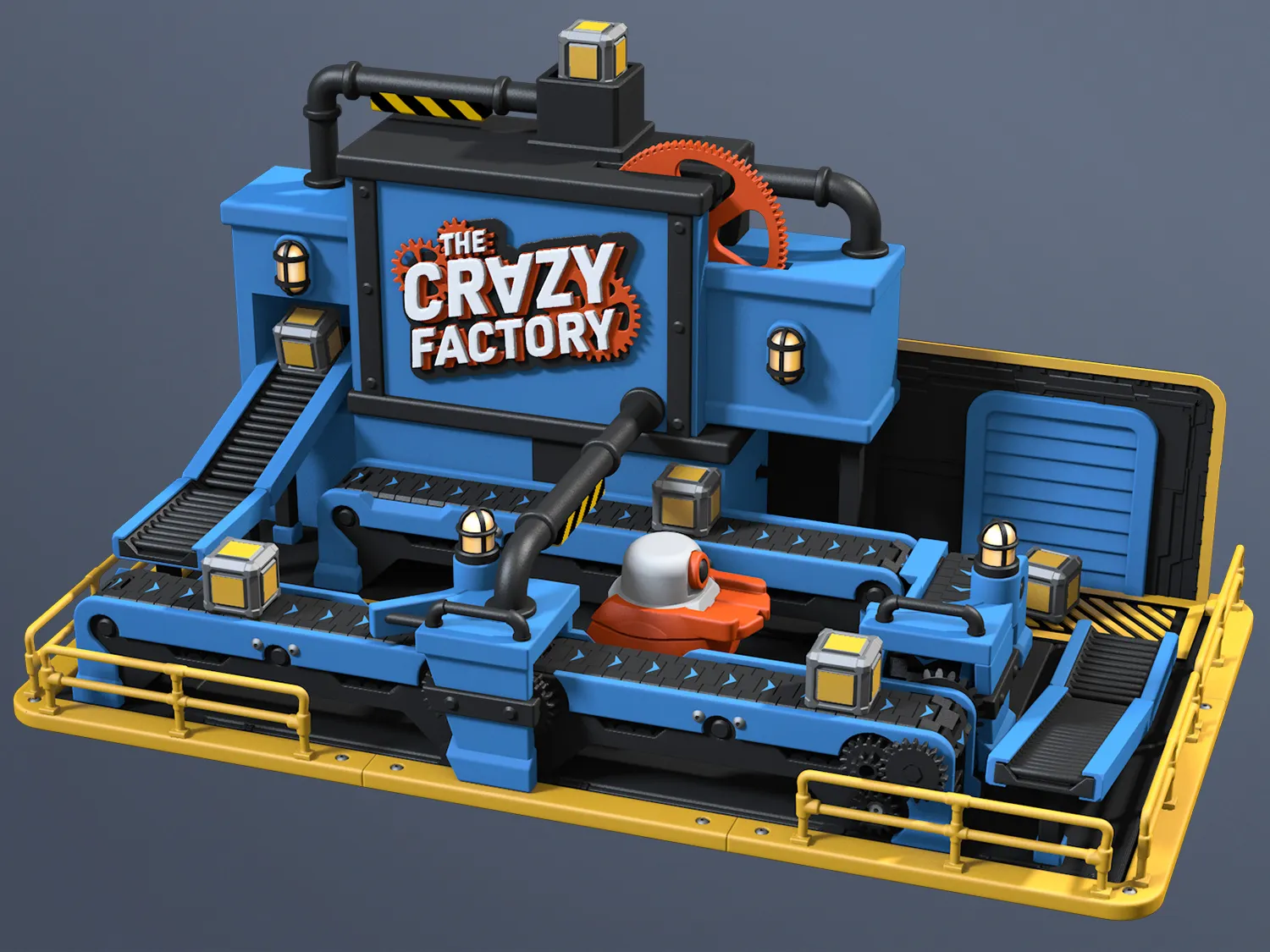 The Crazy Factory by Structales - Roadrunner4d - MakerWorld