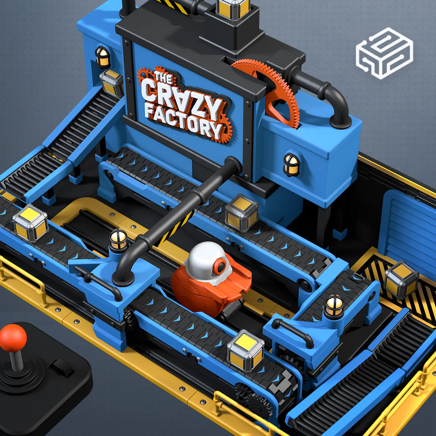 The Crazy Factory by Structales - Roadrunner4d - MakerWorld