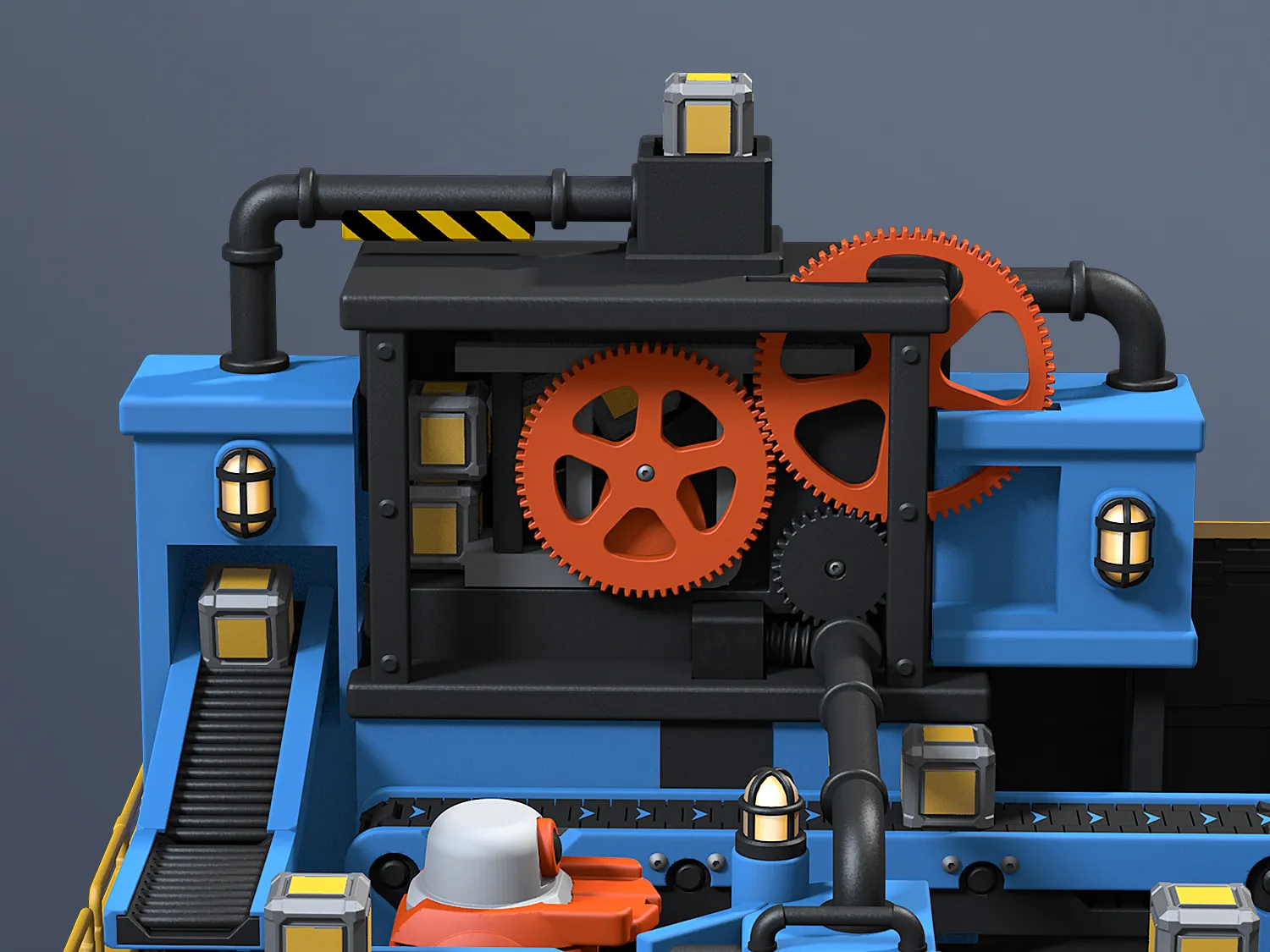 The Crazy Factory by Structales - Roadrunner4d - MakerWorld