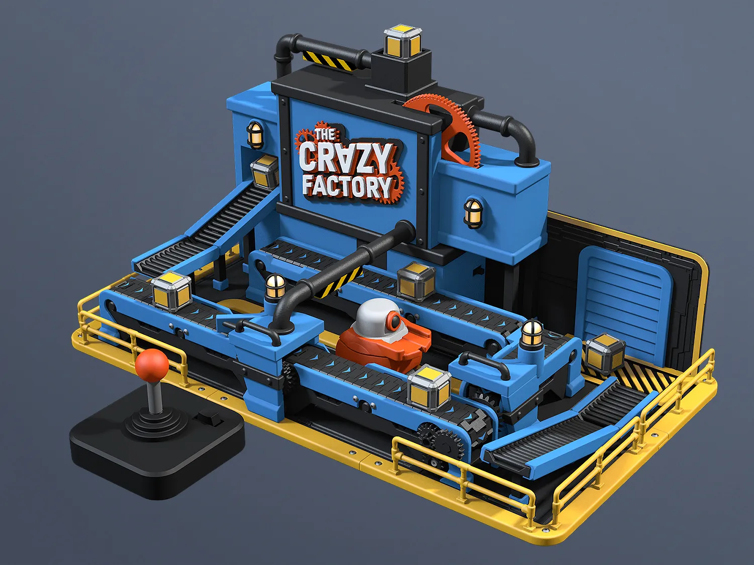 The Crazy Factory by Structales - Roadrunner4d - MakerWorld