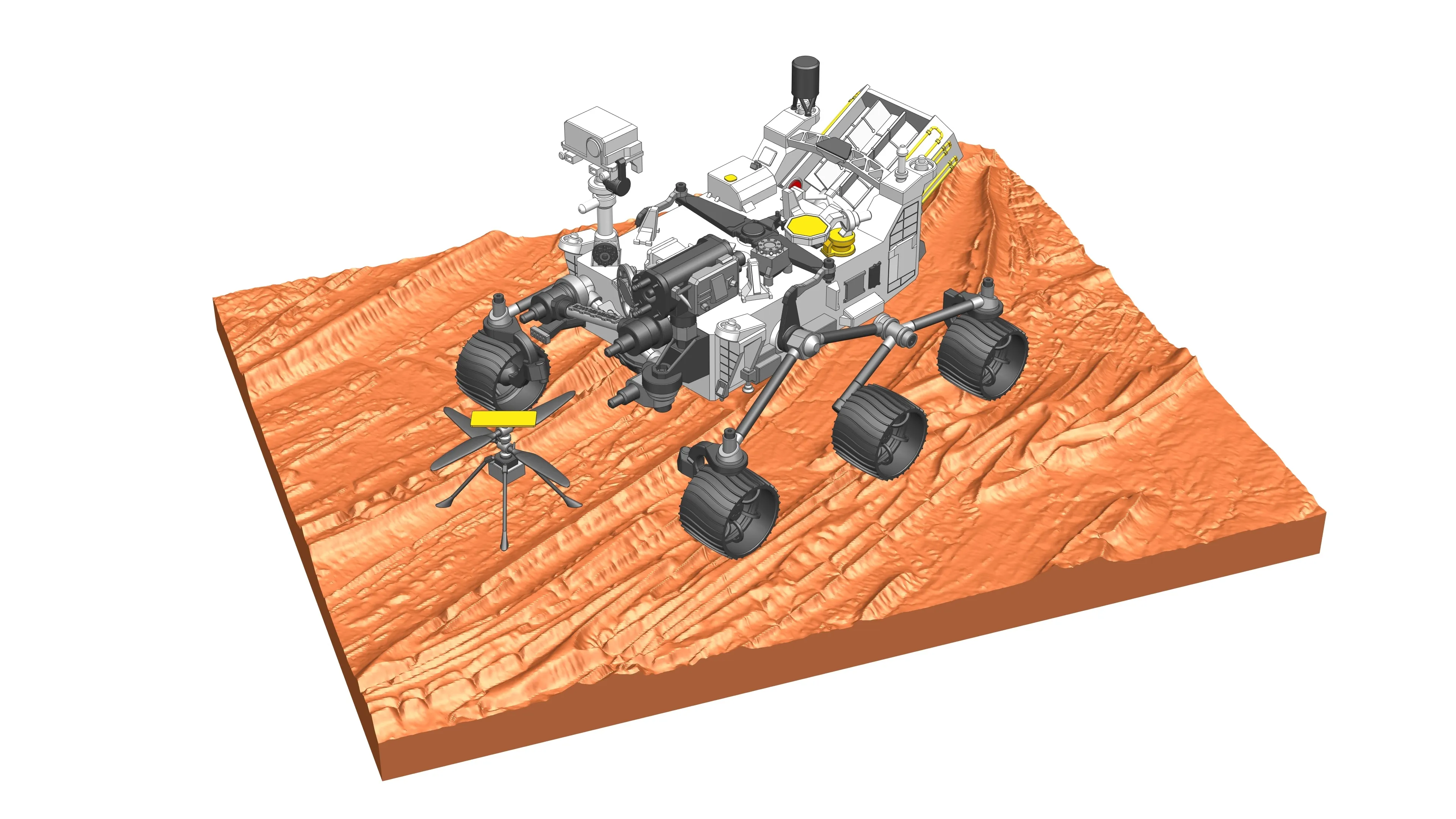 Mars Rover Perseverance by Morethan3D - MakerWorld