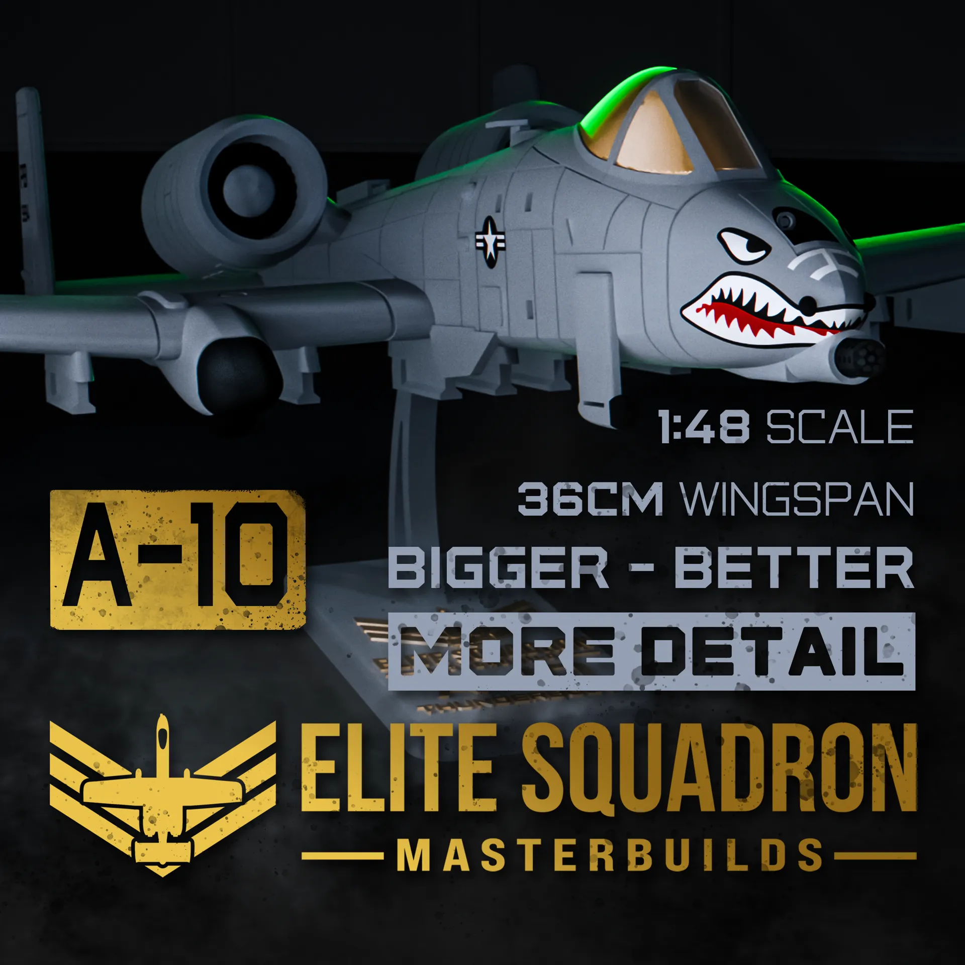 A-10 "Warthog" kit - Elite Squadron - MasterBuilds by PB94 - MakerWorld