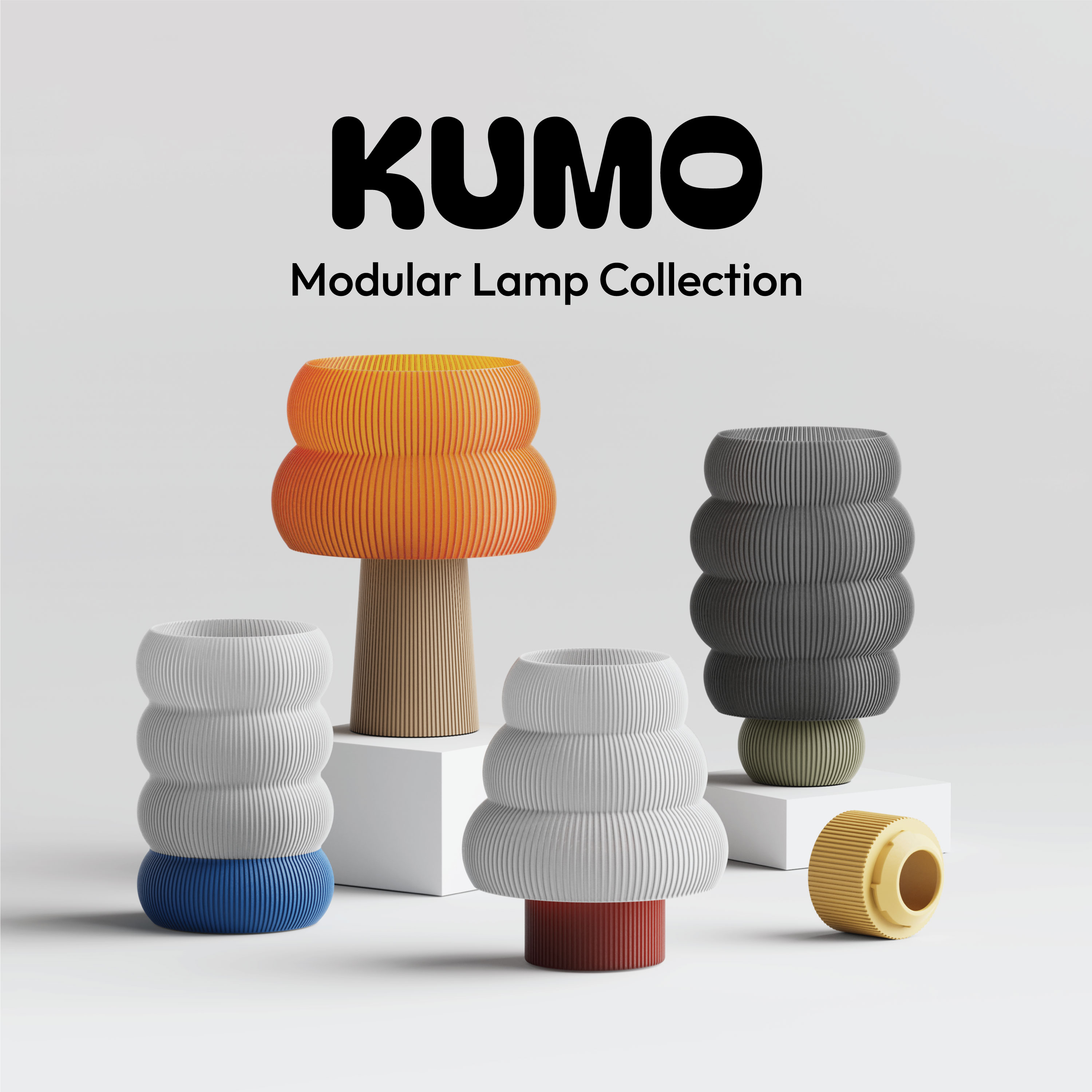 KUMO - Modular Lamp Collection by flowalistik - MakerWorld