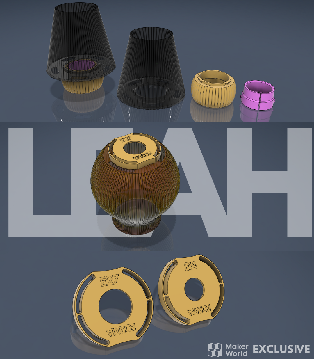 LEAH – A Design Concept in Light and Form. by 3dwb - MakerWorld