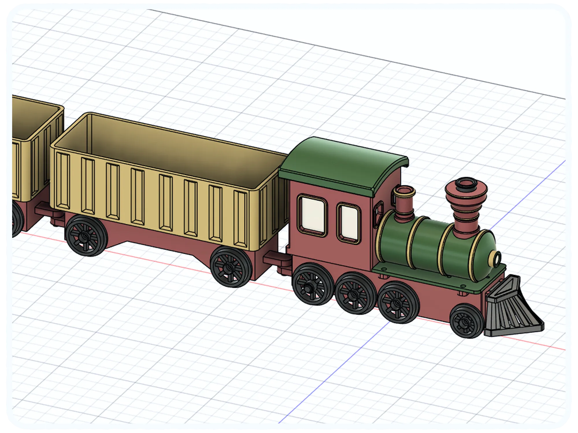 The Ultimate Christmas Train by raphetsonatelier - MakerWorld
