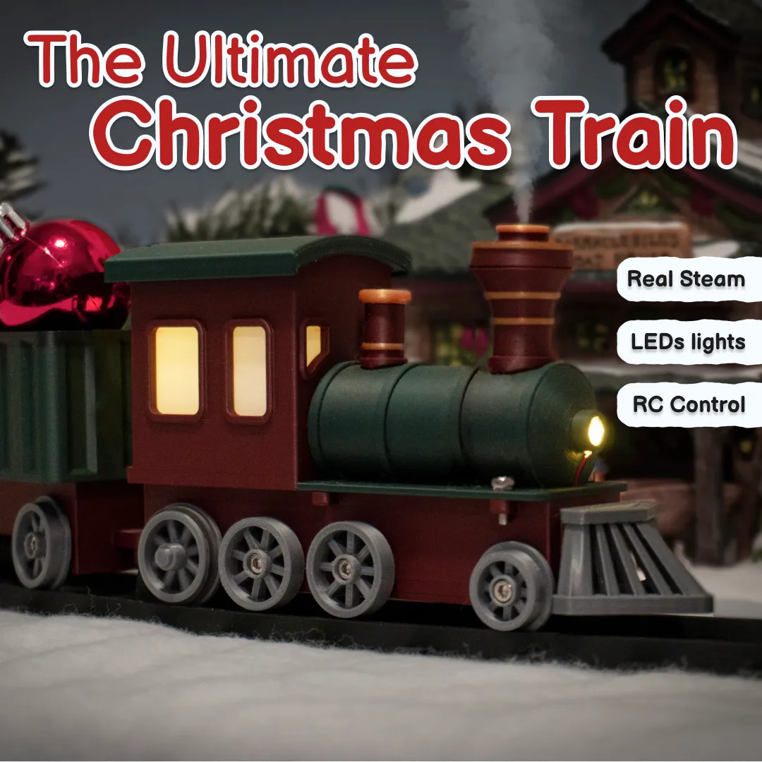 The Ultimate Christmas Train by raphetsonatelier - MakerWorld
