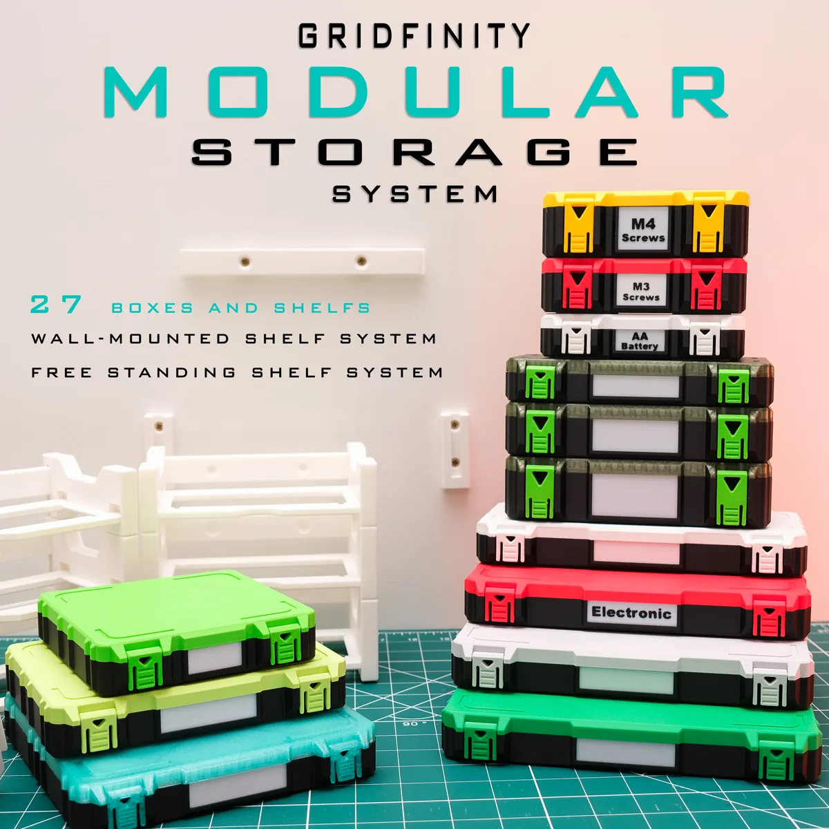 Modulars Storage System - Gridfinity Compatible by KL Worx - MakerWorld