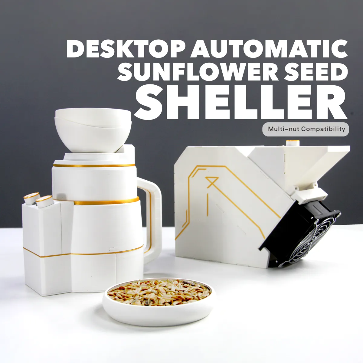 Desktop Automatic Sunflower Seed Sheller by UXYTU - MakerWorld