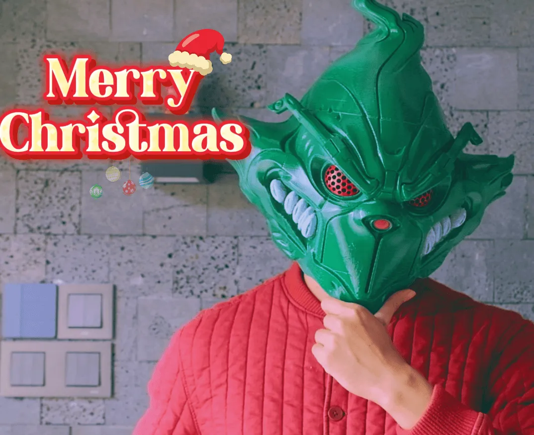 GrinX Mask – 3D Printable Cosplay for Christmas by 3dprintart - MakerWorld