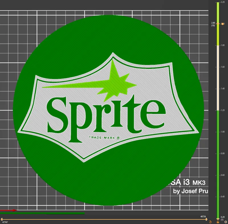 Vintage Sprite Sign 3 Color by TripleGWorkshop - MakerWorld