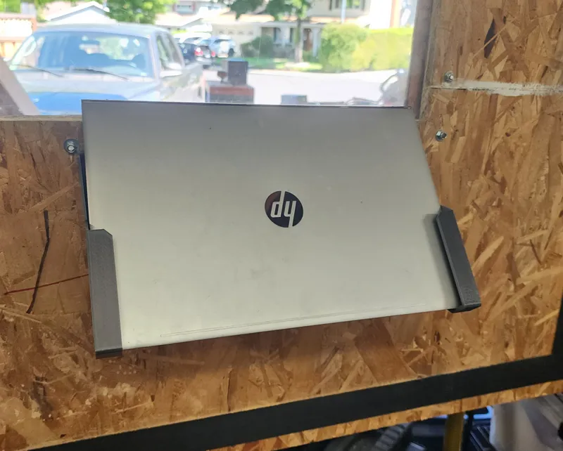 Drop-in Laptop Wall Brackets by TripleGWorkshop - MakerWorld