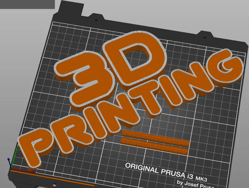 3D Printing Sign 2-color w/stand by TripleGWorkshop - MakerWorld