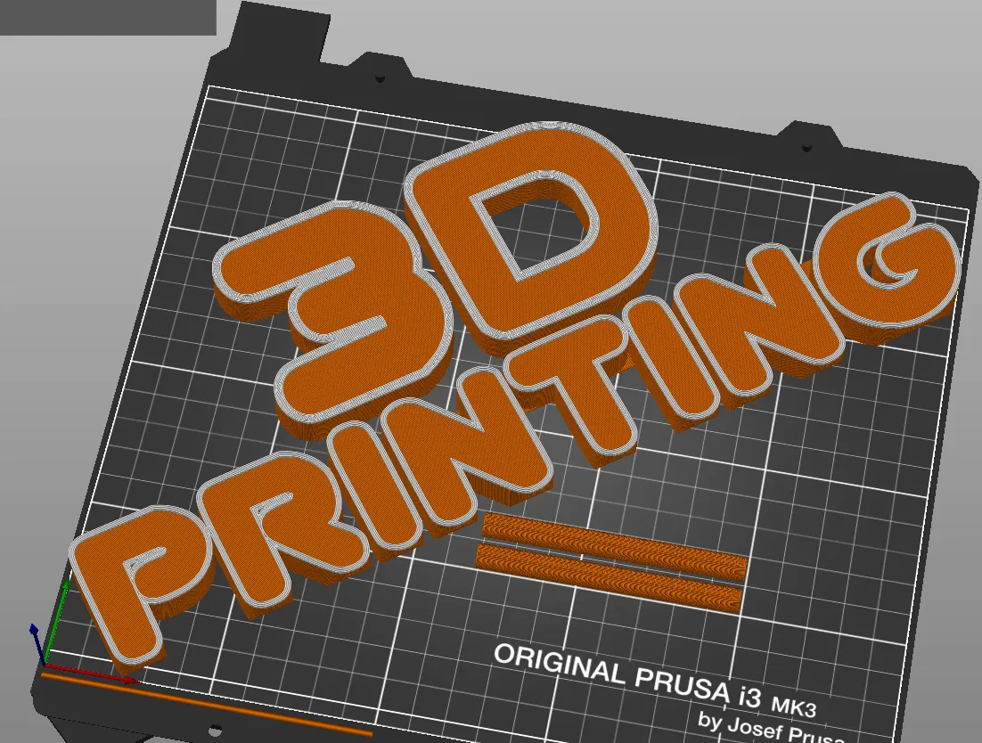 3D Printing Sign 2-color w/stand - Free 3D Print Model - MakerWorld