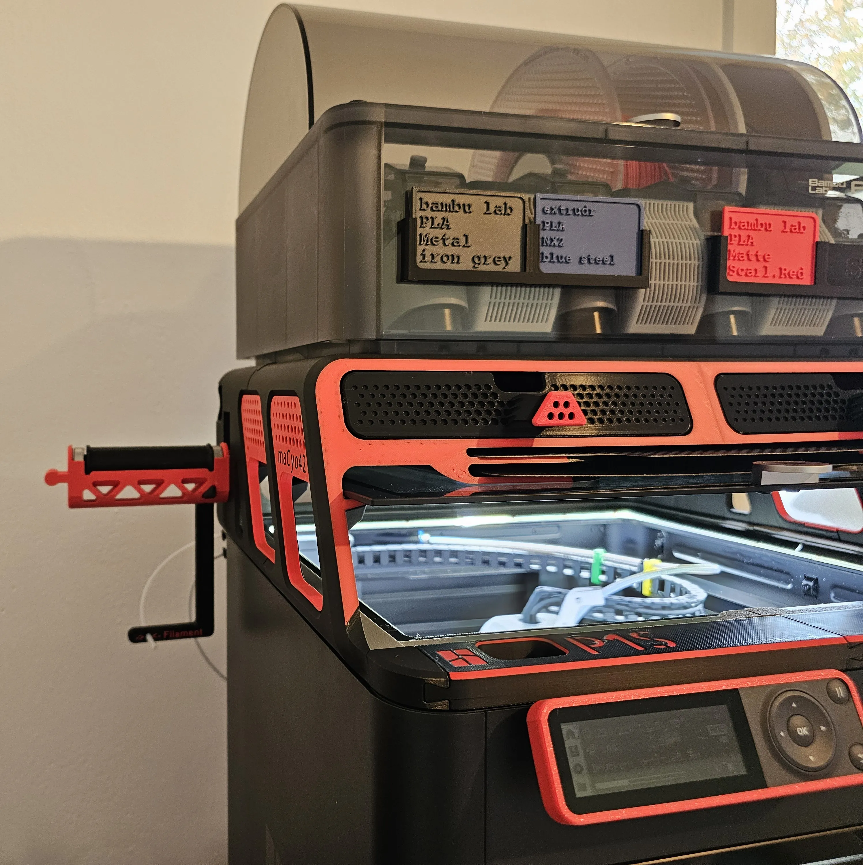 PTFE Tube Guide for AMS Riser Remix Spool Holder by maCyo42 Remixed by ...