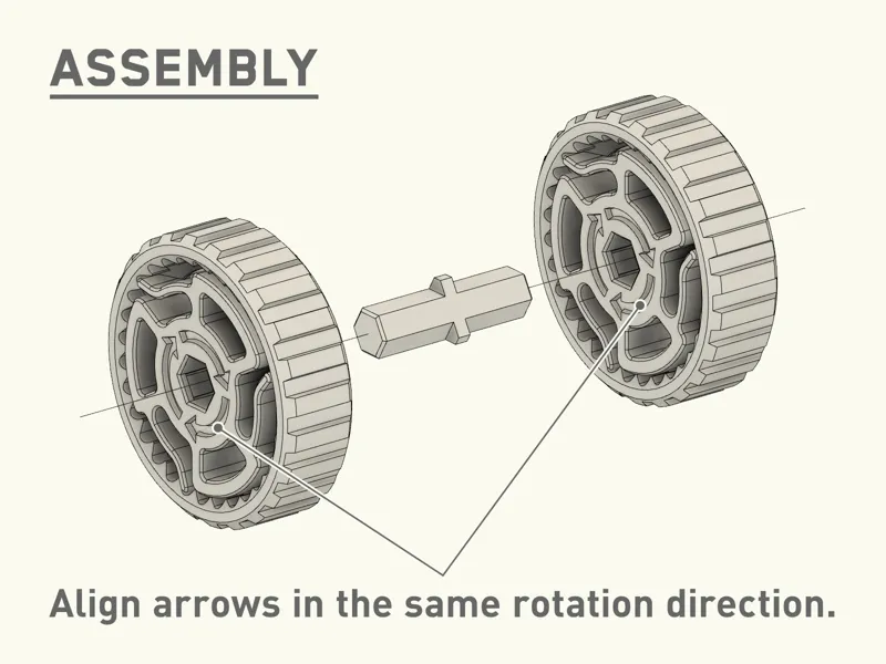 Ratcheting Wheel Fidget by TrocheHole - MakerWorld