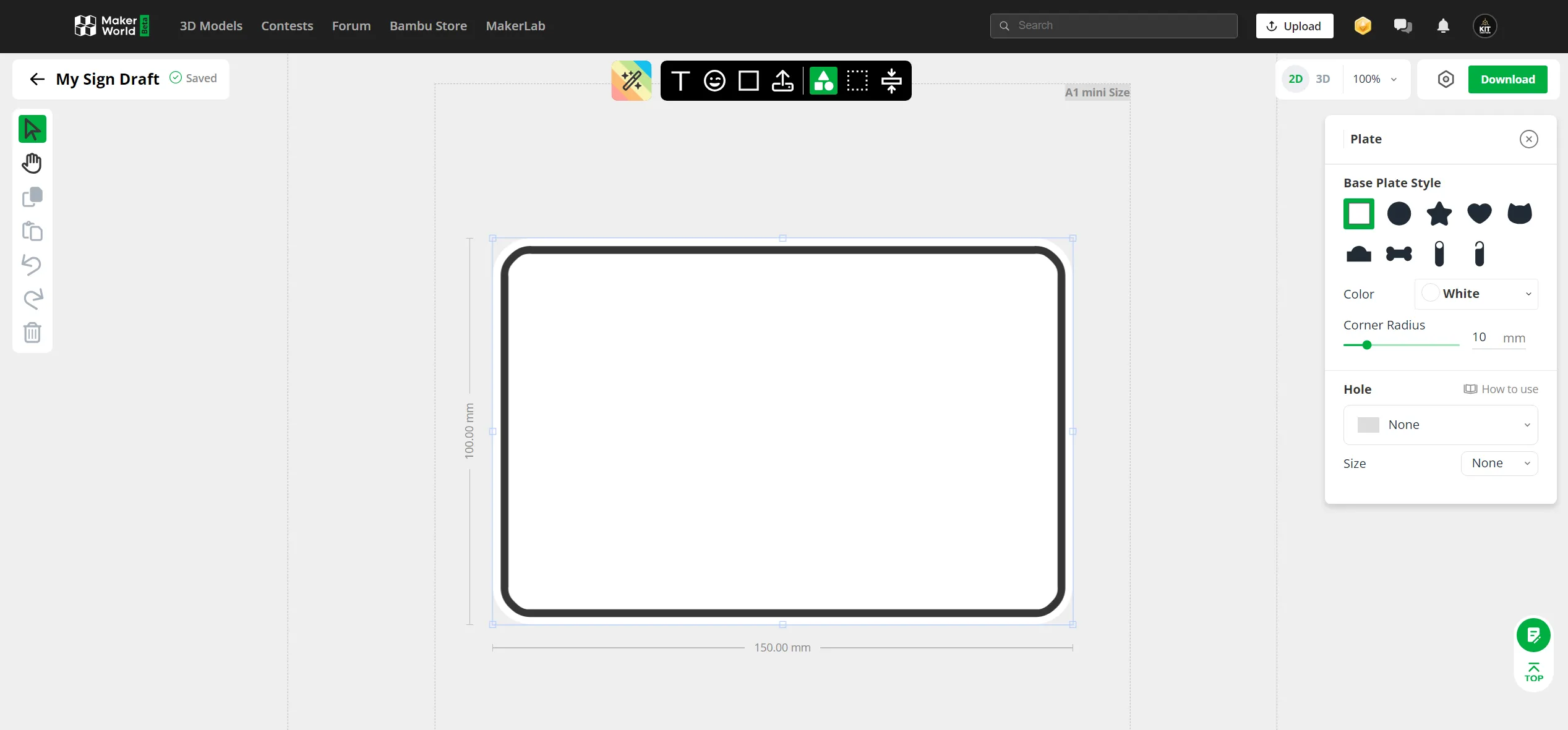 Customizable Tool Box - Make My Sign by Kit Crafters MakerWorld ...