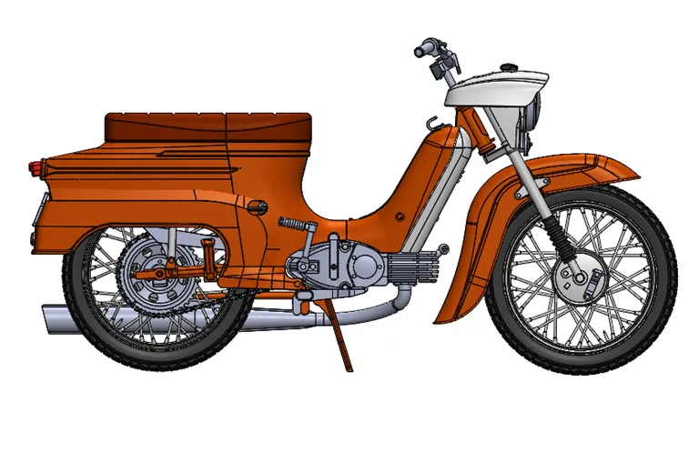 Jawa 50/21 Pionyr by mochr MakerWorld: Download Free 3D Models