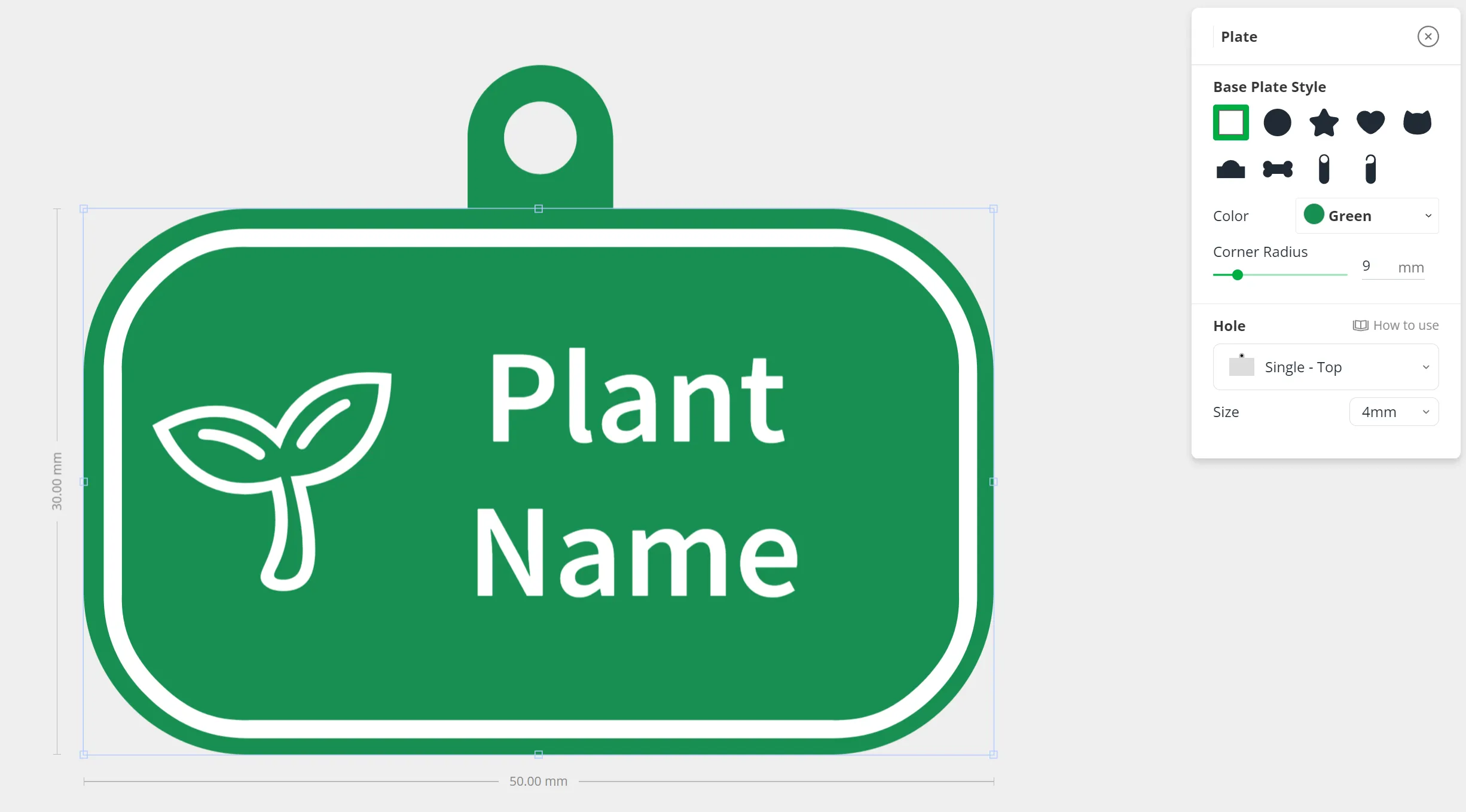 Plant Label Stake with swappable sign by 3Dylan - MakerWorld