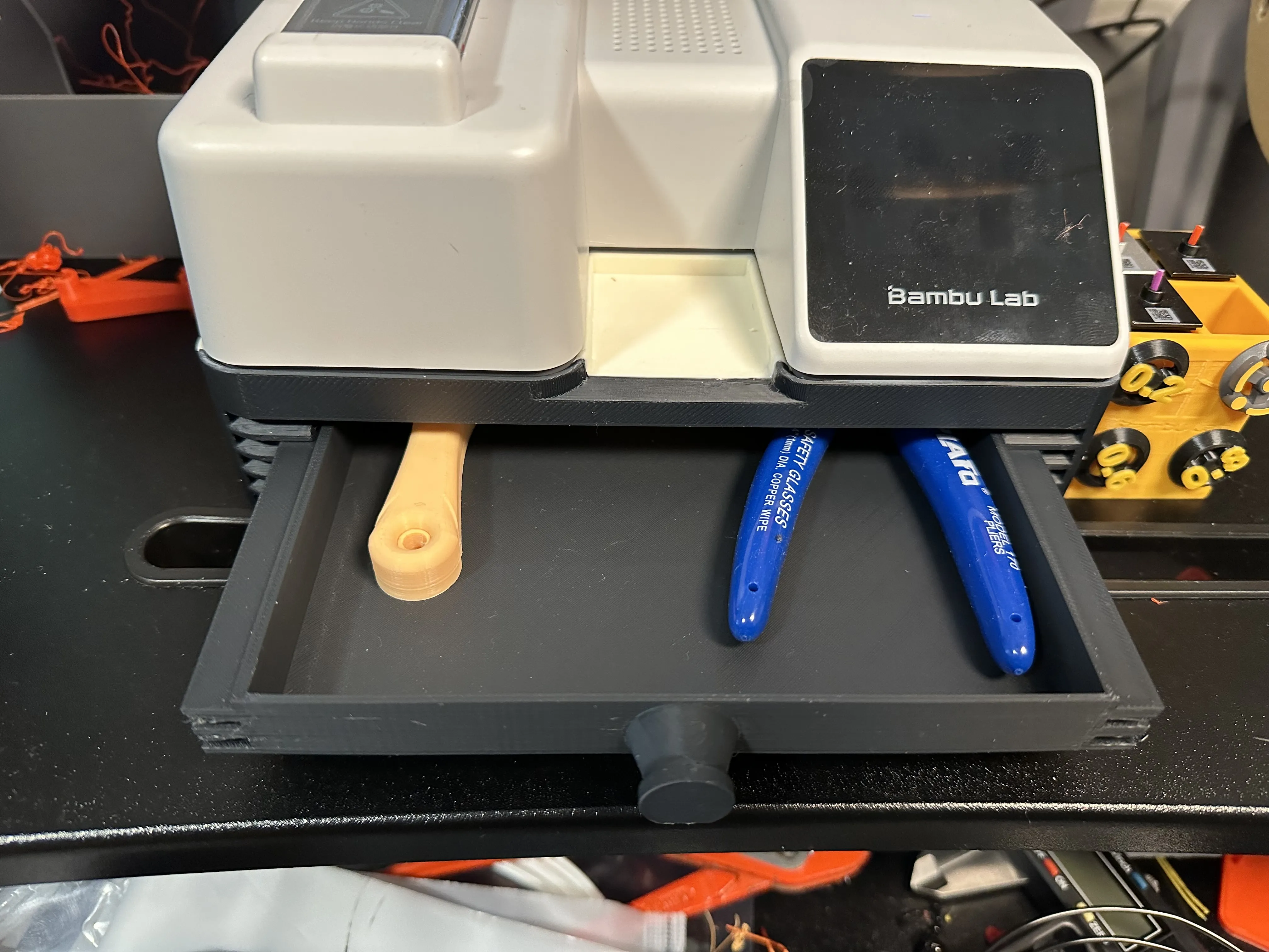 Bambu Lab A1 Mini: Printer Stand with Print Plate Organizer by JAV-3D ...