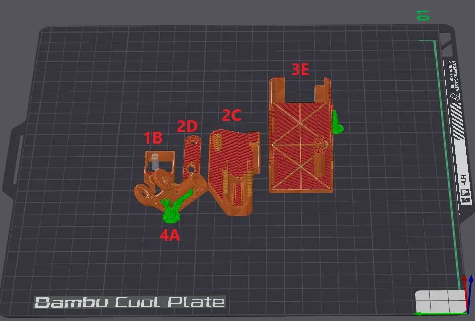 Bambu Lab P1P Cable Drag Chain Assembly - 5/9 Updated by brody.bolanos ...