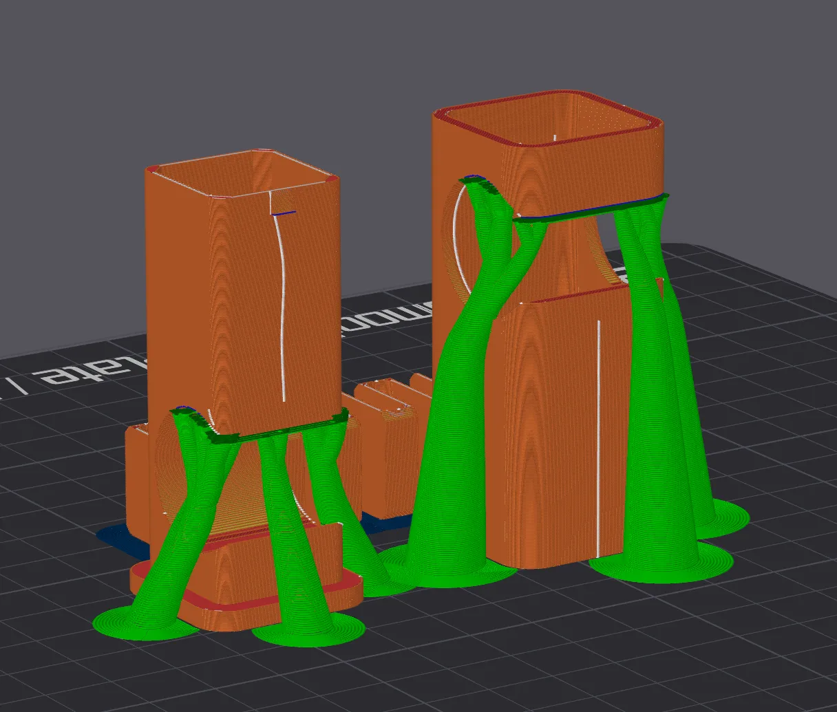 Bag clip with fully printed mechanism (printed spring works even in PLA ...